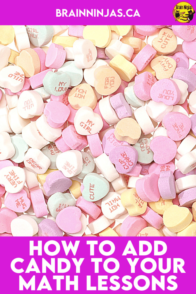 How to Add Candy to Your Math Lessons - Ninja Notes