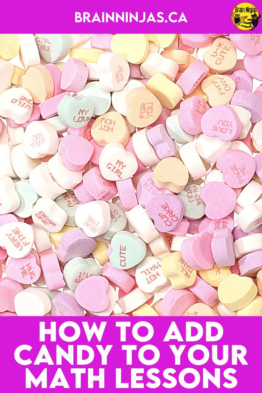 How to Add Candy to Your Math Lessons - Ninja Notes
