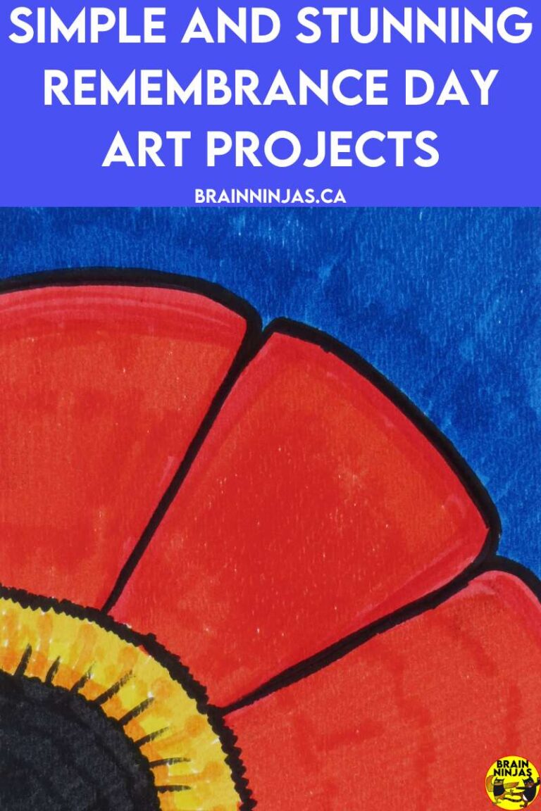 Simple and Stunning Remembrance Day Art Projects - Ninja Notes