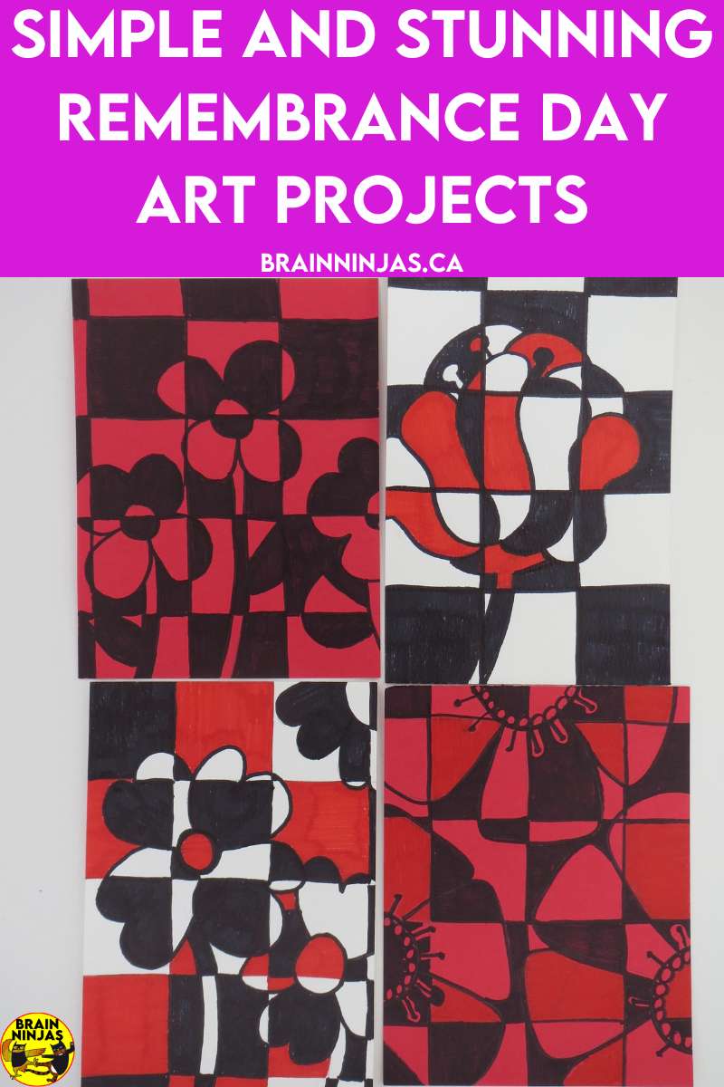Simple and Stunning Remembrance Day Art Projects - Ninja Notes