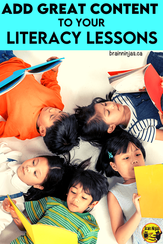 Add Great Content to Your Literacy Lessons - Ninja Notes