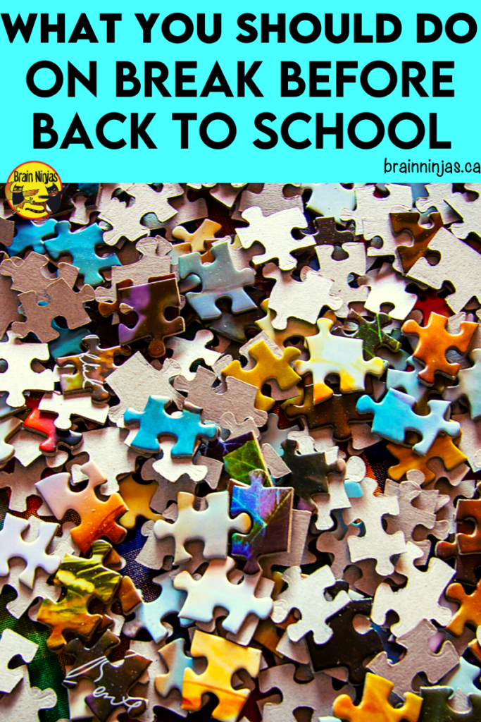 What You Should Do On Break Before Back to School - Ninja Notes