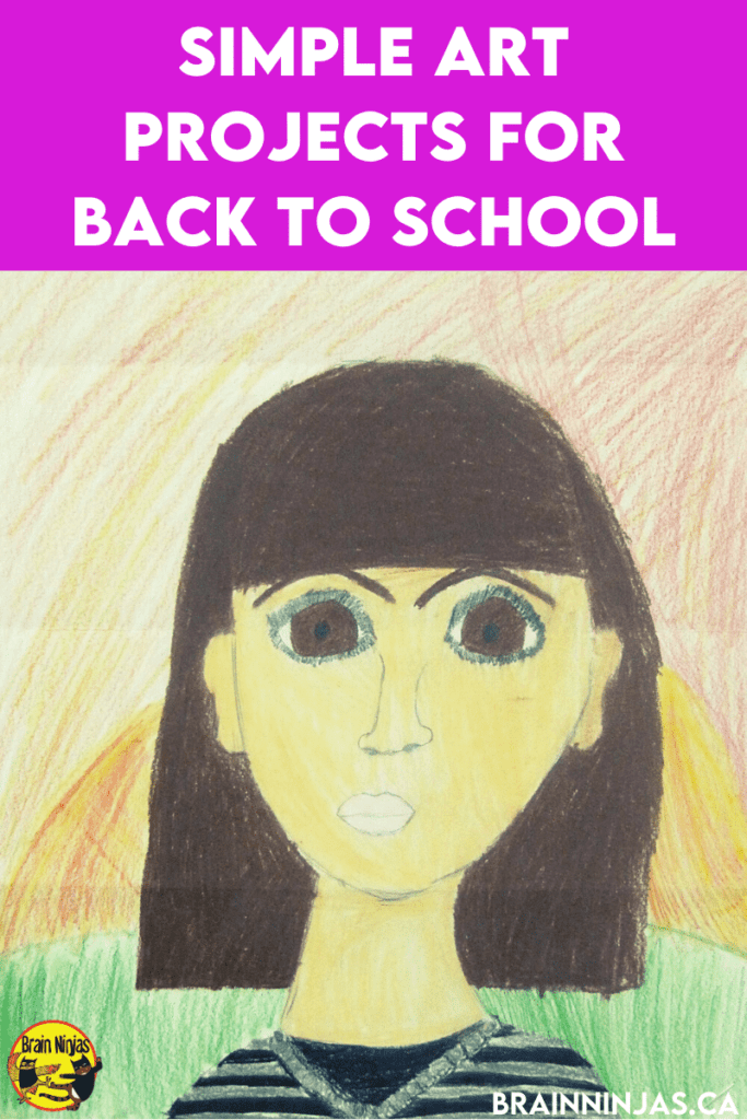 Simple Art Projects for Back to School - Ninja Notes