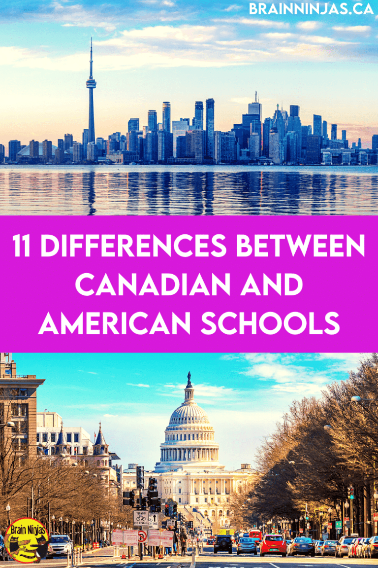 11 Differences Between Canadian and American Schools - Ninja Notes