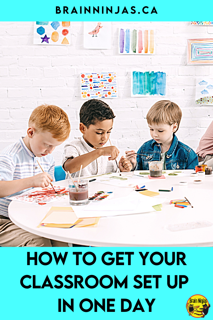 How to Get Your Classroom Set Up in One Day - Ninja Notes