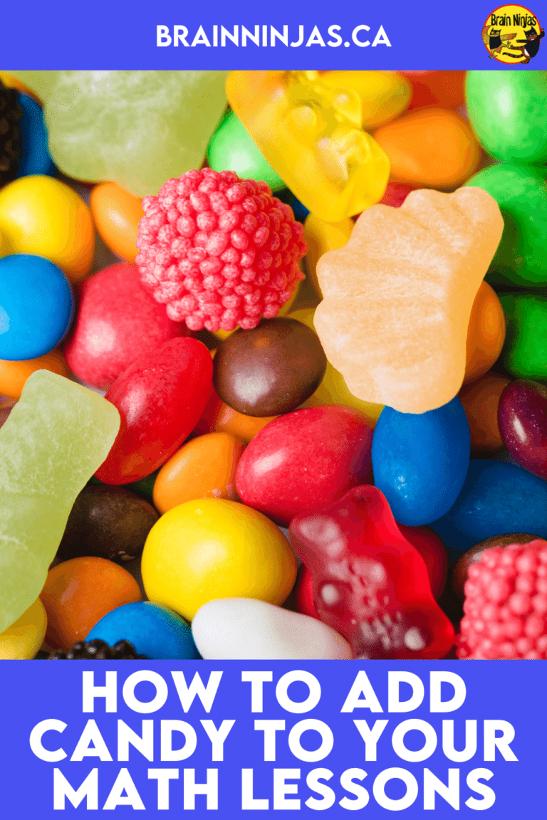 How to Add Candy to Your Math Lessons - Ninja Notes