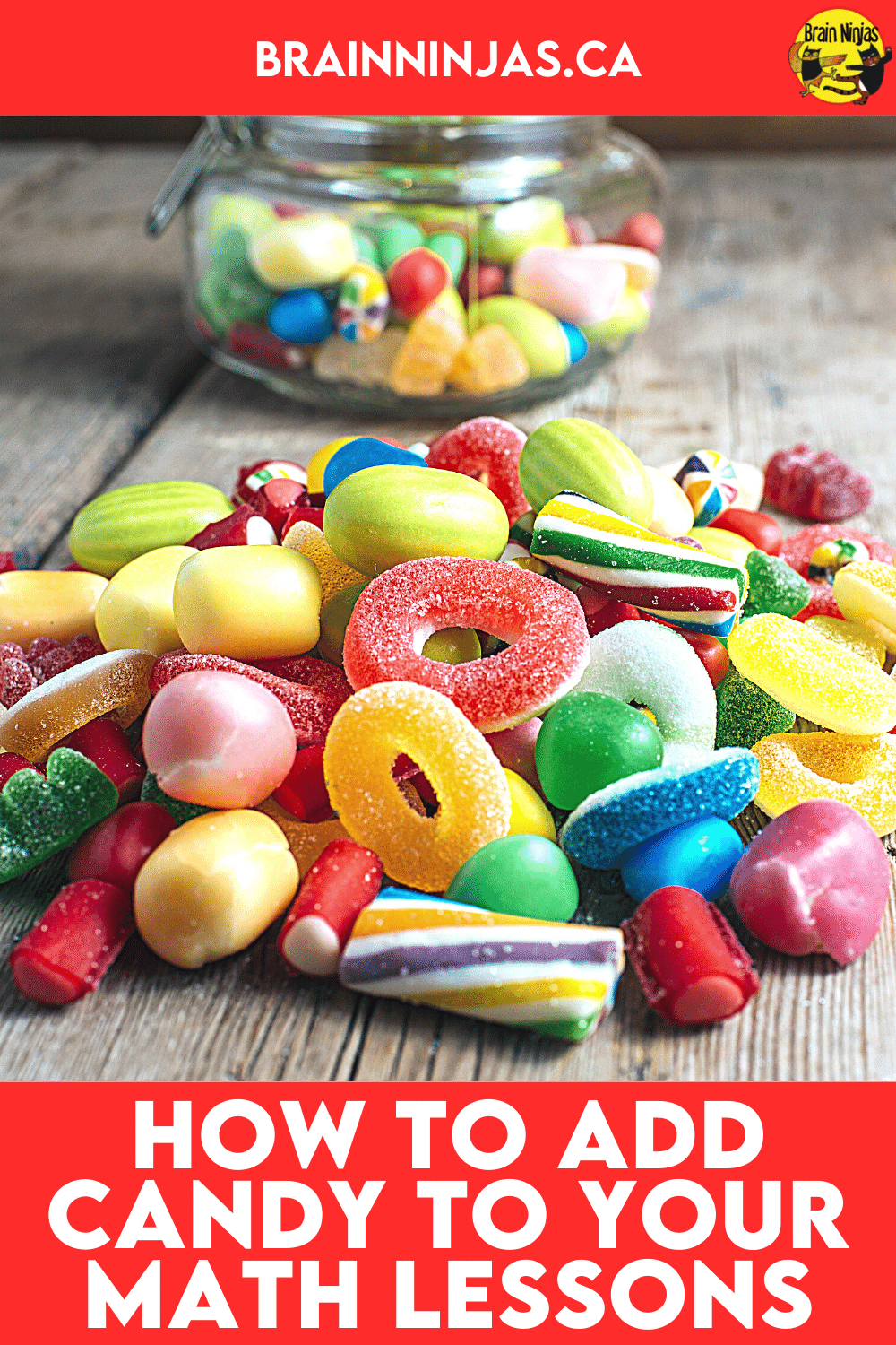 How to Add Candy to Your Math Lessons - Ninja Notes