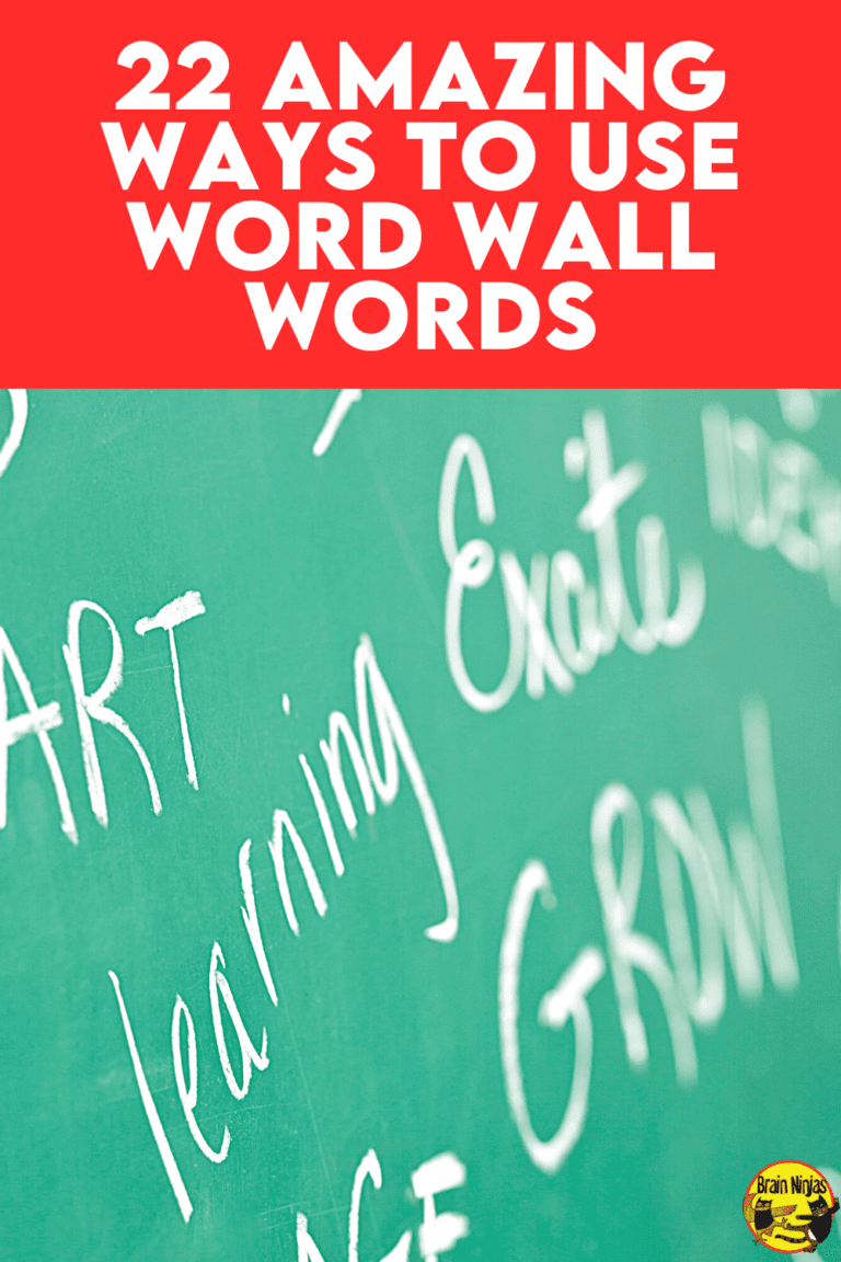 22 Amazing Ways to Use Word Wall Words - Ninja Notes