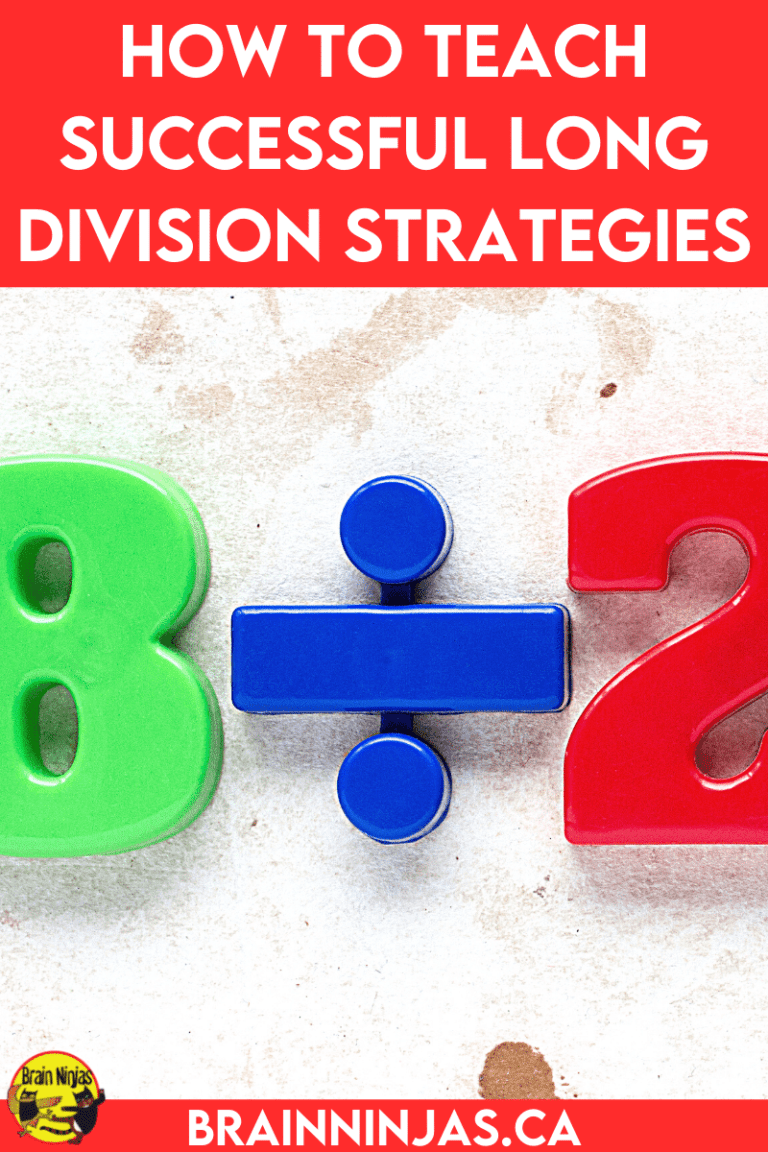 How to Teach Successful Long Division Strategies - Ninja Notes