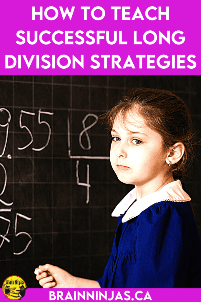 How to Teach Successful Long Division Strategies - Ninja Notes