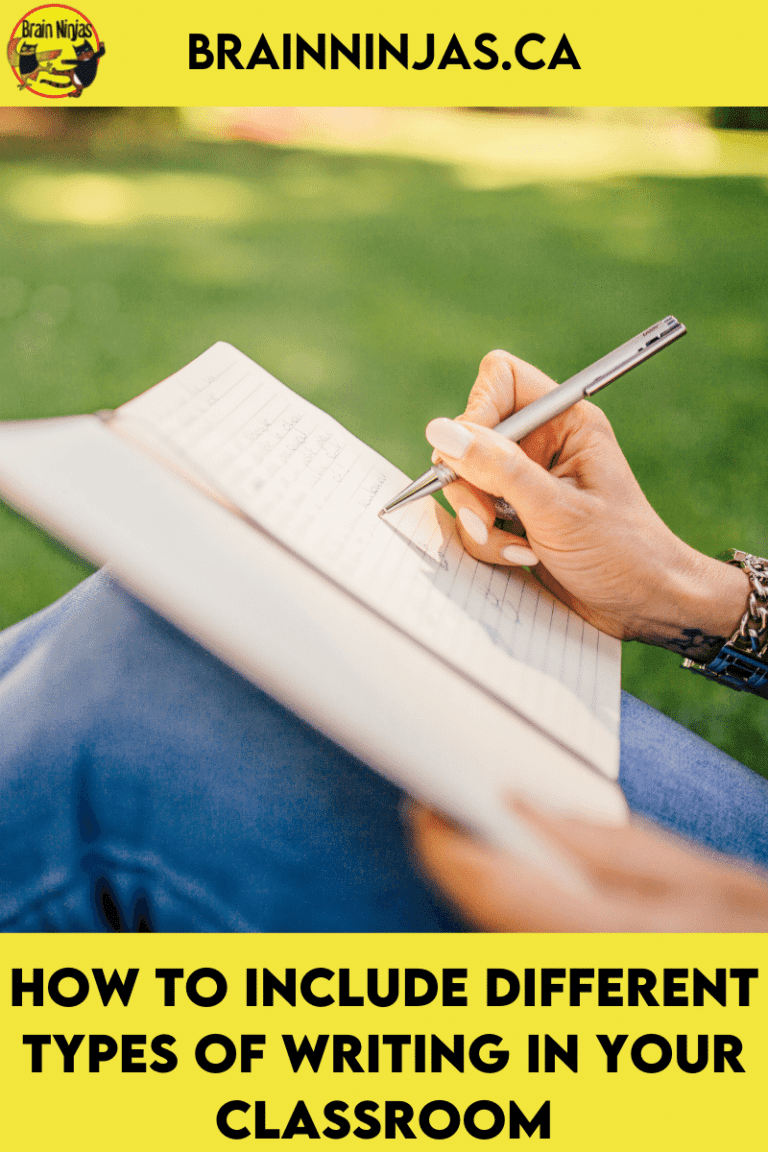 How to Include Different Types of Writing in Your Classroom - Ninja Notes