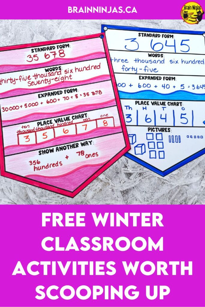 Free Winter Classroom Activities Worth Scooping Up - Ninja Notes