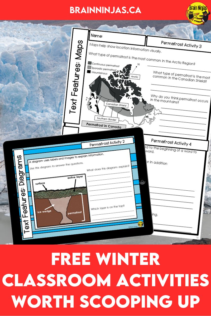 Free Winter Classroom Activities Worth Scooping Up - Ninja Notes