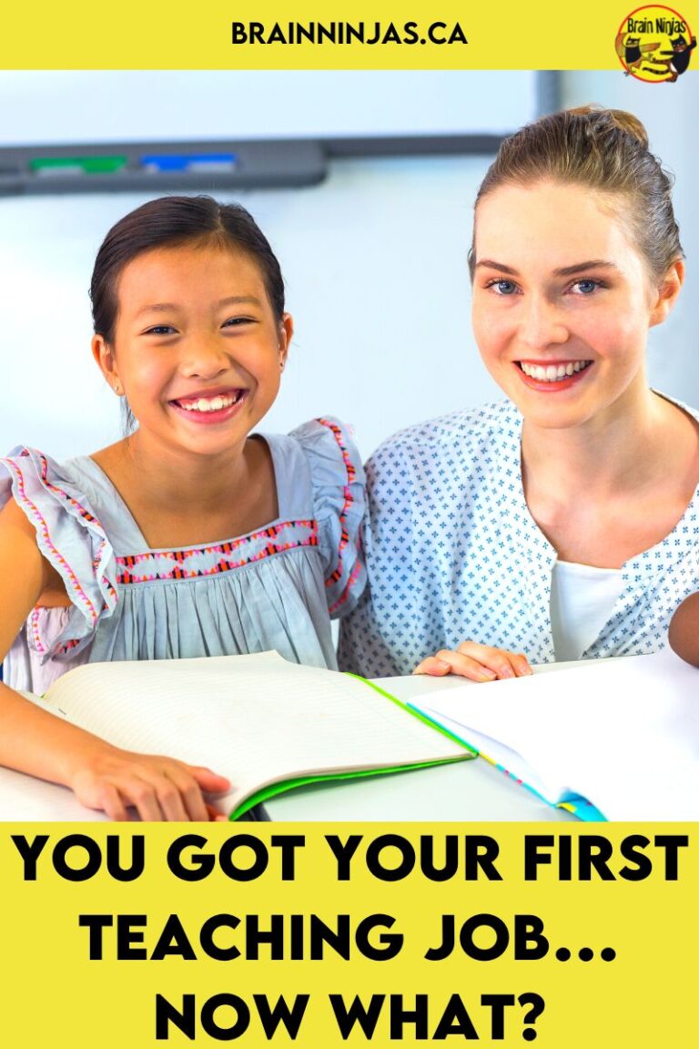 You Got Your First Teaching Job...Now What? - Ninja Notes