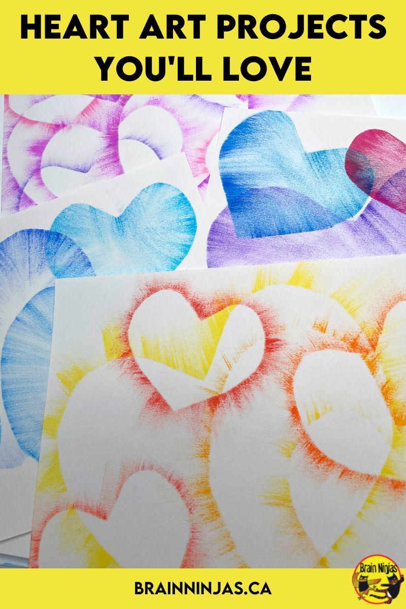 Heart Art Projects You'll Love - Ninja Notes