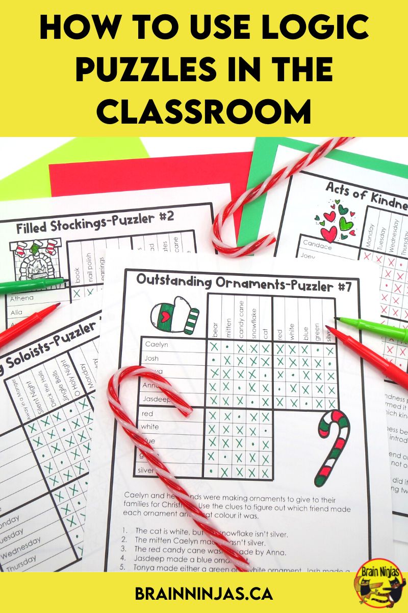 How to Use Logic Puzzles in the Classroom - Ninja Notes