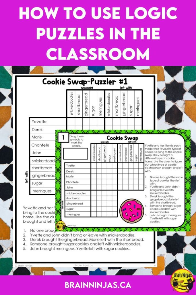 How to Use Logic Puzzles in the Classroom - Ninja Notes