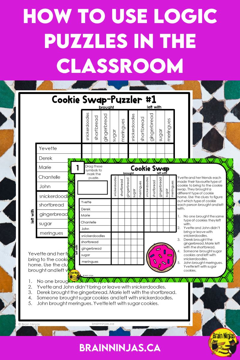 How to Use Logic Puzzles in the Classroom - Ninja Notes