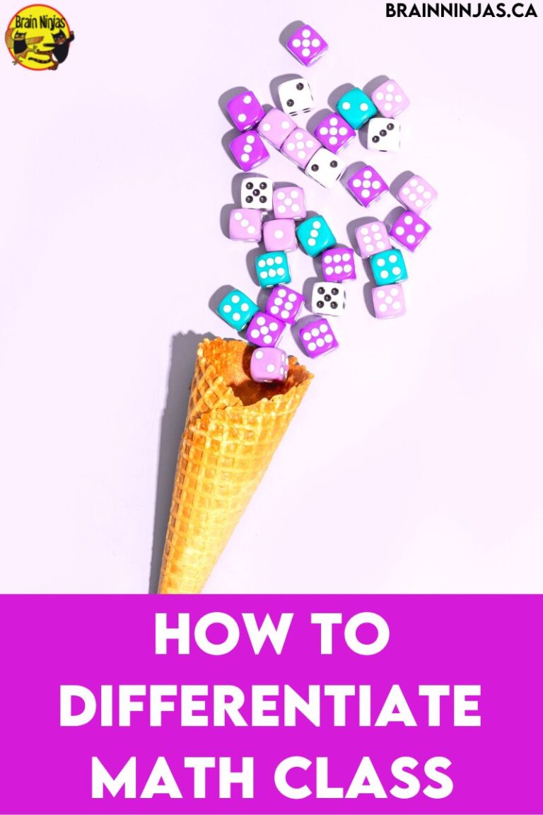 How to Differentiate Math Lessons - Ninja Notes