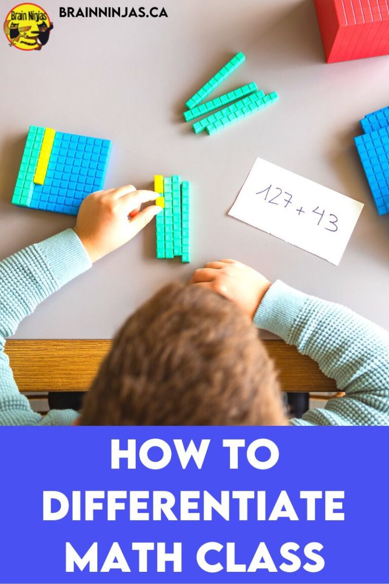 How to Differentiate Math Lessons - Ninja Notes
