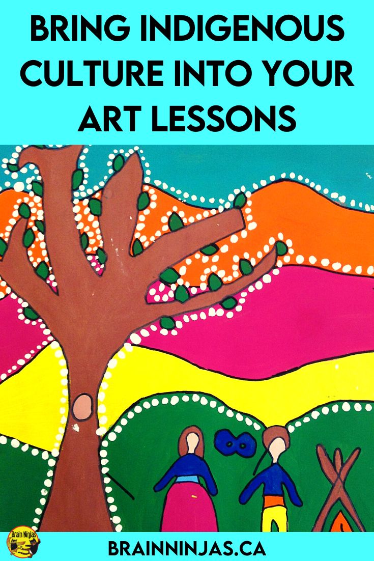 How to Bring Indigenous Culture into Art Lessons - Ninja Notes