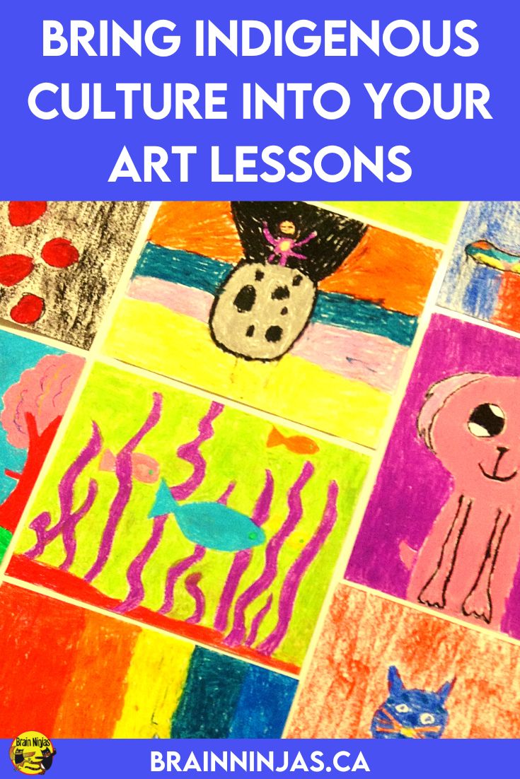 How to Bring Indigenous Culture into Art Lessons - Ninja Notes
