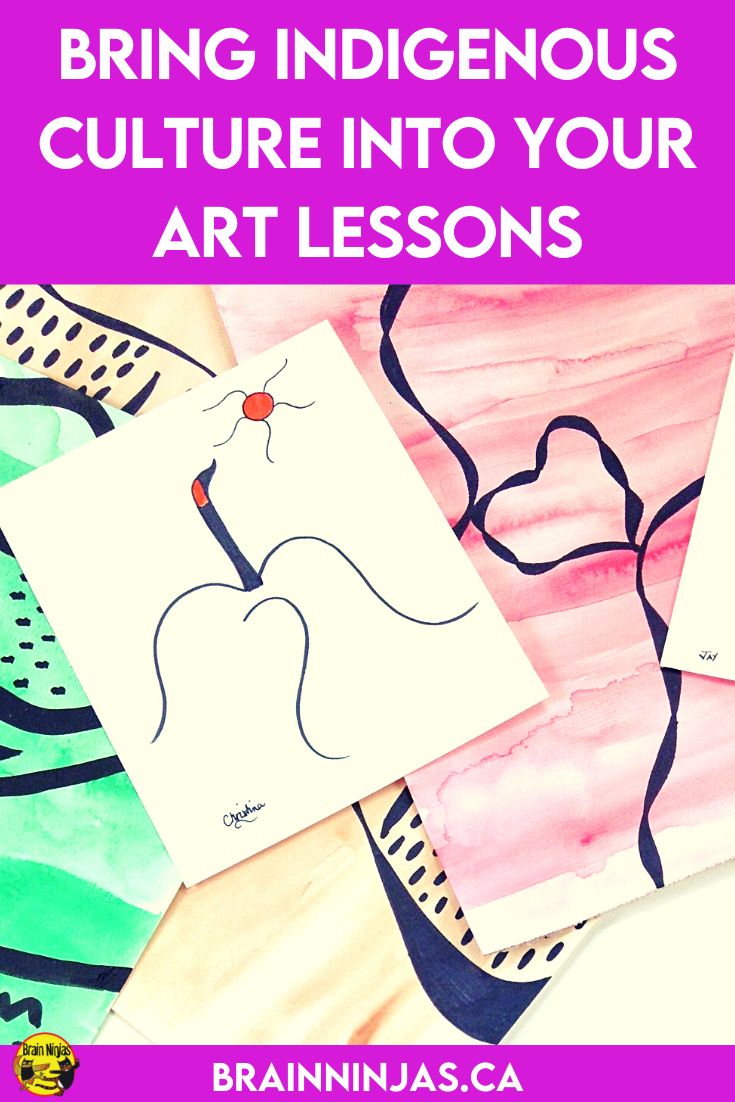 How to Bring Indigenous Culture into Art Lessons - Ninja Notes