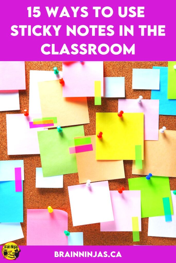15 Ways to Use Sticky Notes in the Classroom - Ninja Notes