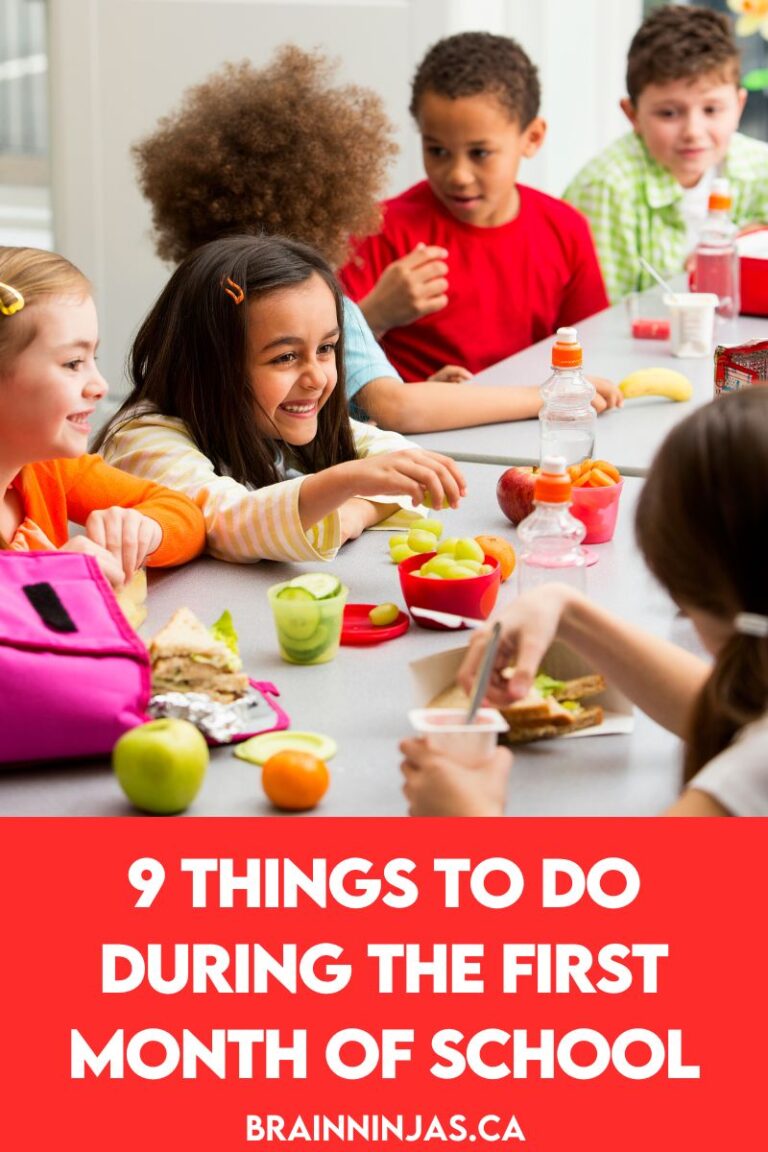 9 Things To Do During the First Month of School - Ninja Notes