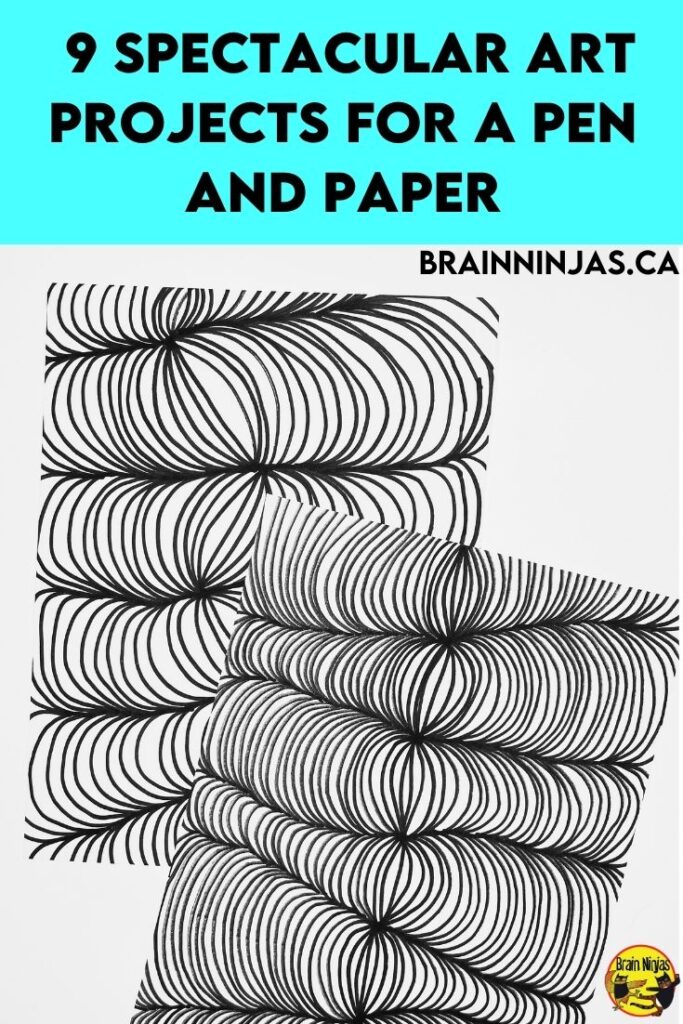 9 Spectacular Art Projects For a Pen and Paper - Ninja Notes