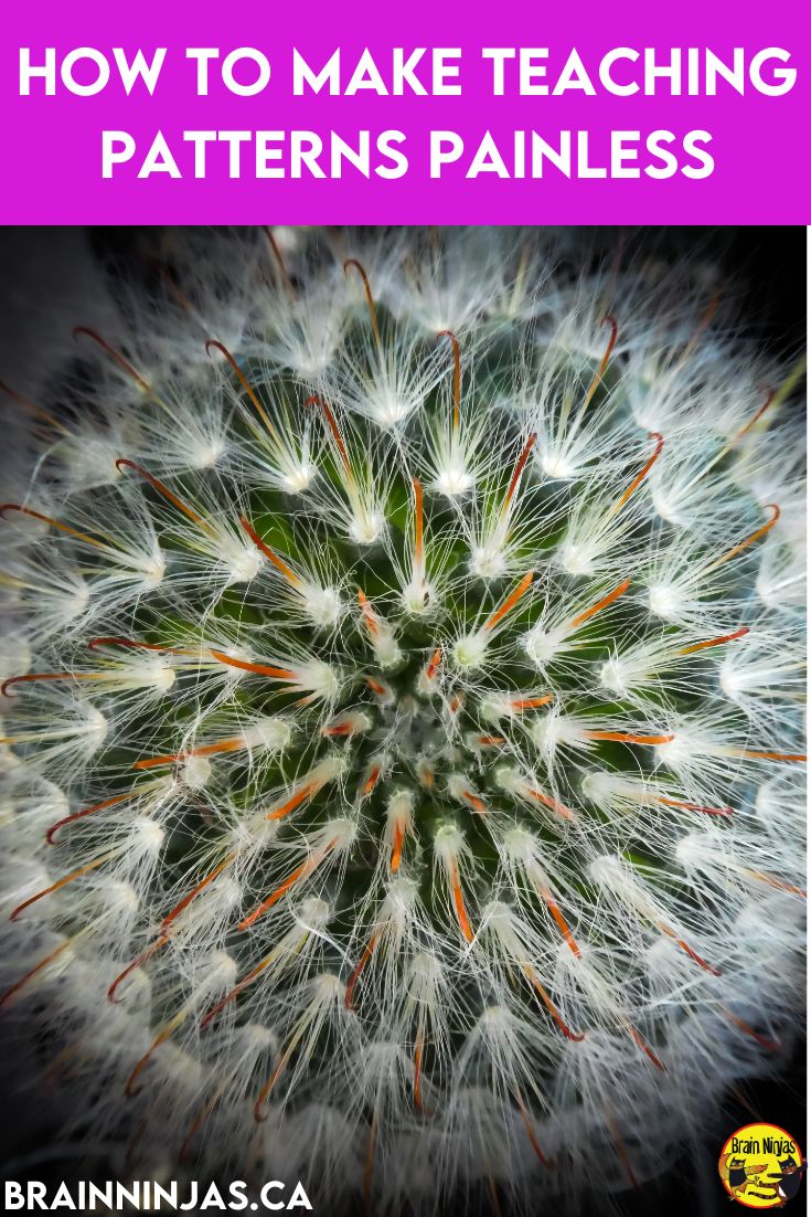 How to Make Teaching Patterns Painless - Ninja Notes