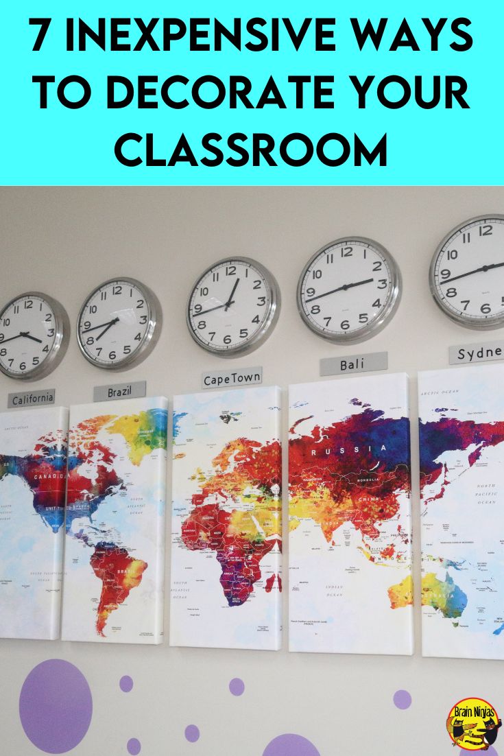 7 Inexpensive Ways to Decorate Your Classroom - Ninja Notes