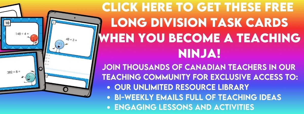 How to Teach Successful Long Division Strategies - Ninja Notes