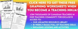 Ways to Bring Graphing Activities into Your Classroom Daily - Ninja Notes