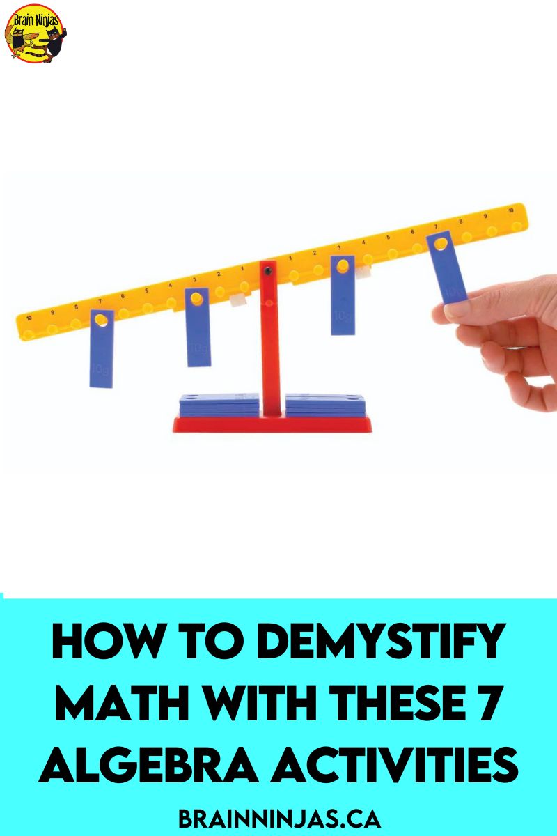 How to Demystify Math With These 7 Algebra Activities - Ninja Notes