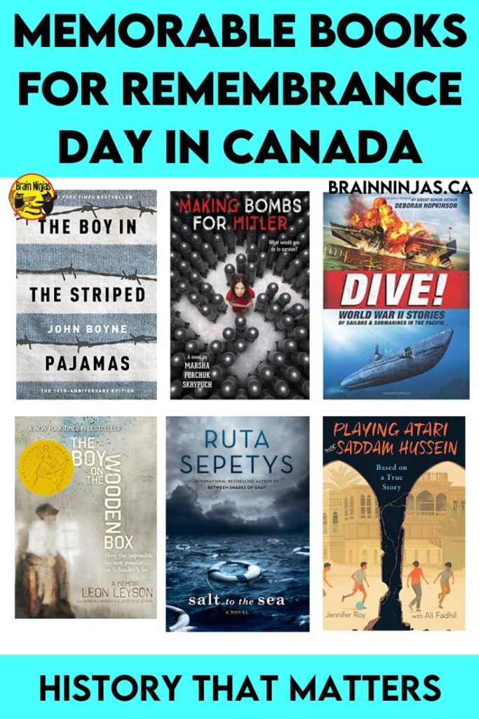 Memorable Books for Remembrance Day in Canada - Ninja Notes