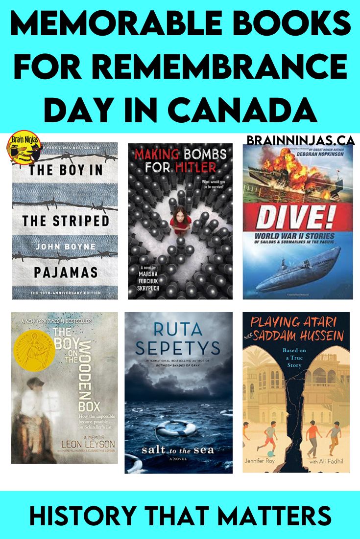 Memorable Books for Remembrance Day in Canada - Ninja Notes