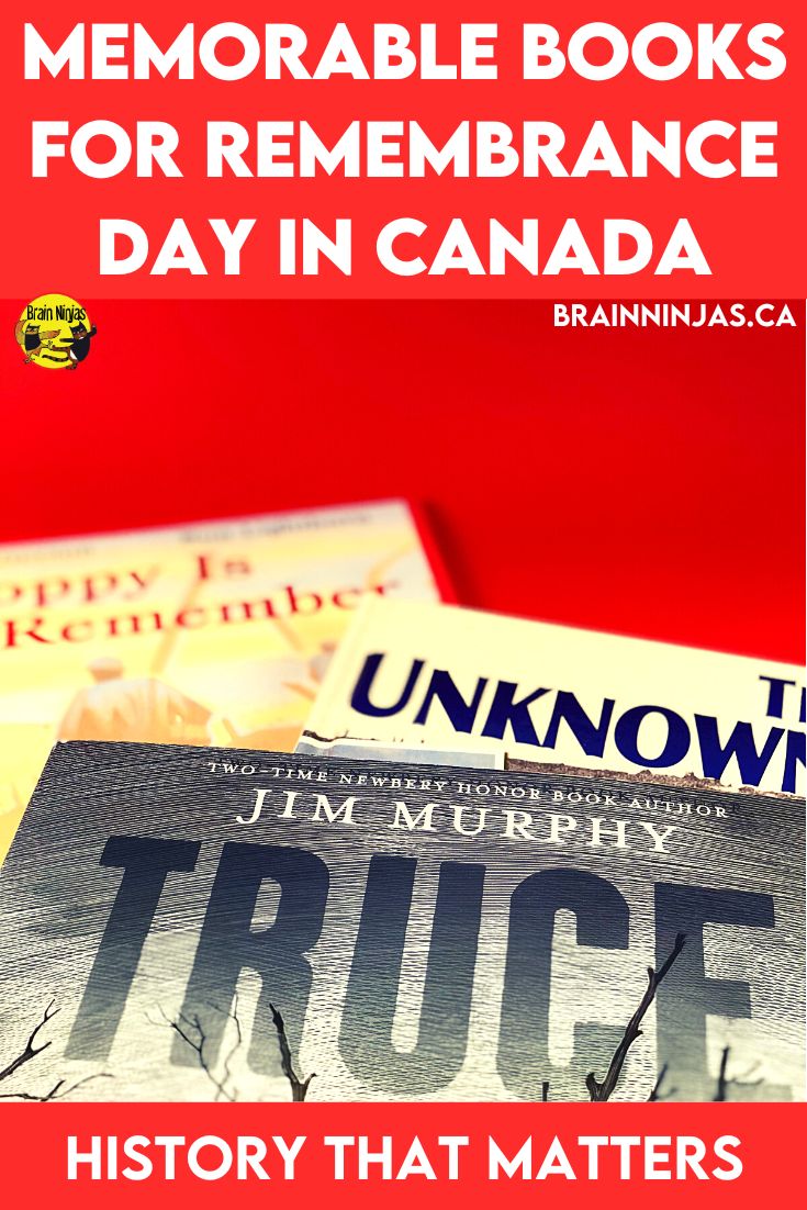 Memorable Books for Remembrance Day in Canada - Ninja Notes