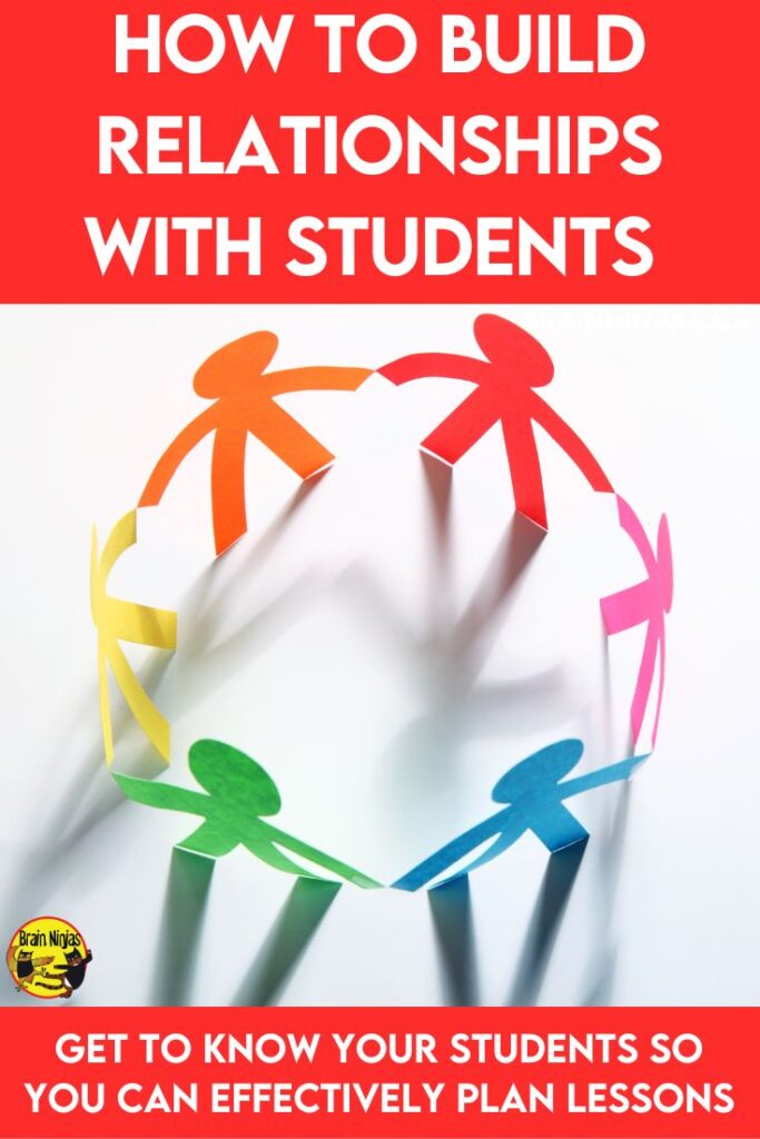 How to Build Relationships With Students - Ninja Notes