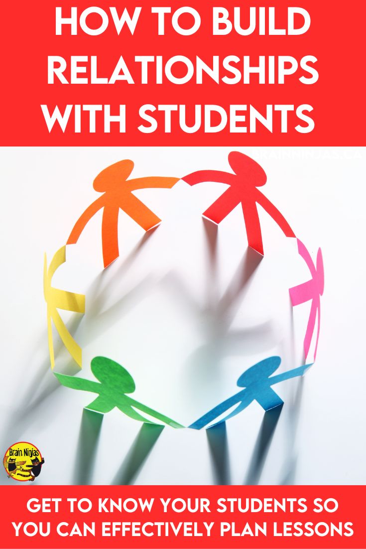 How to Build Relationships With Students - Ninja Notes