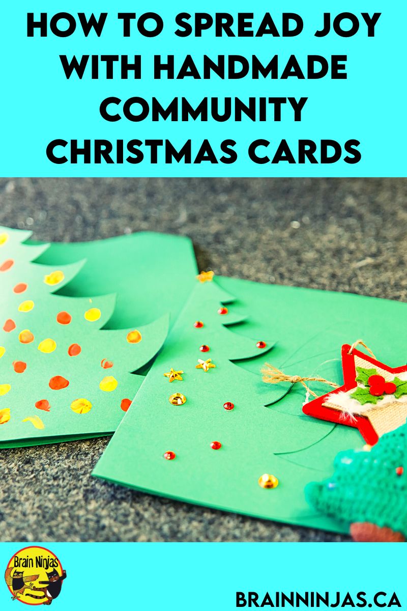 How to Spread Joy With Handmade Community Christmas Cards - Ninja Notes
