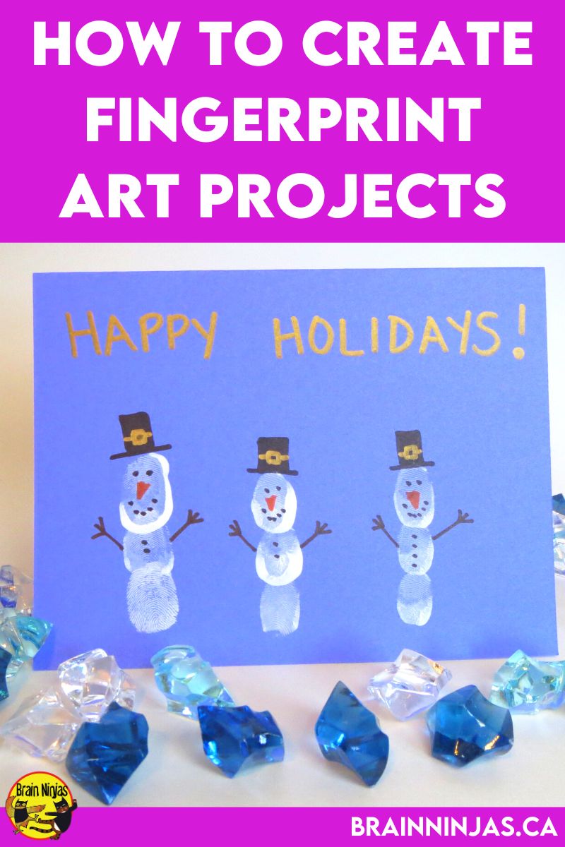 How to Create Fingerprint Art Projects - Ninja Notes