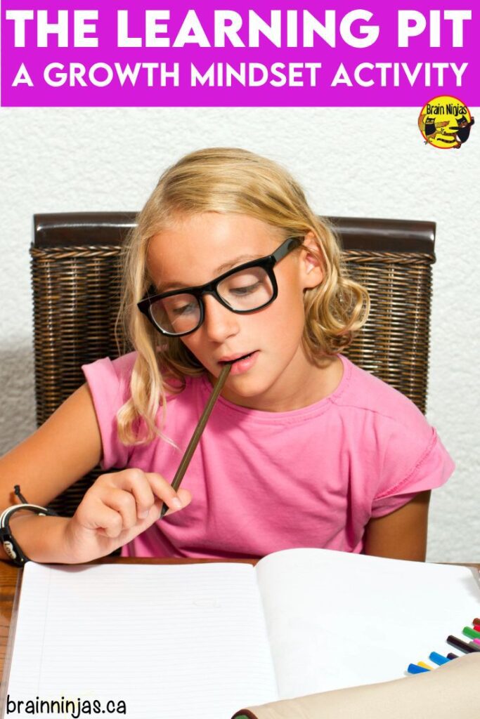 Use the Learning Pit to Teach Growth Mindset - Ninja Notes