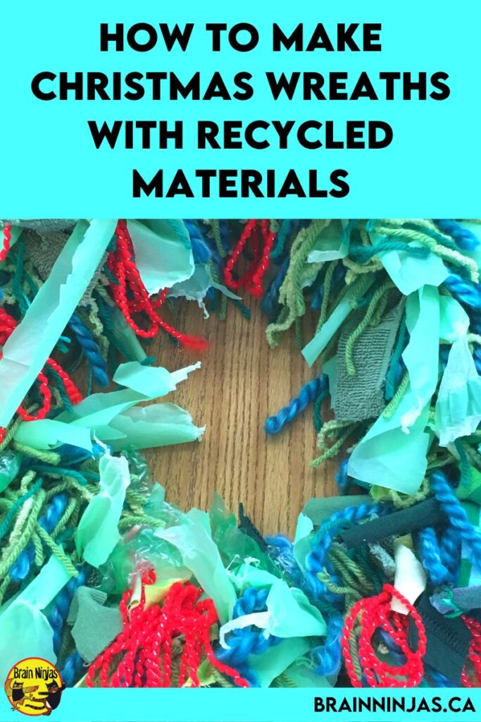 How to Make Christmas Wreaths With Recycled Materials - Ninja Notes
