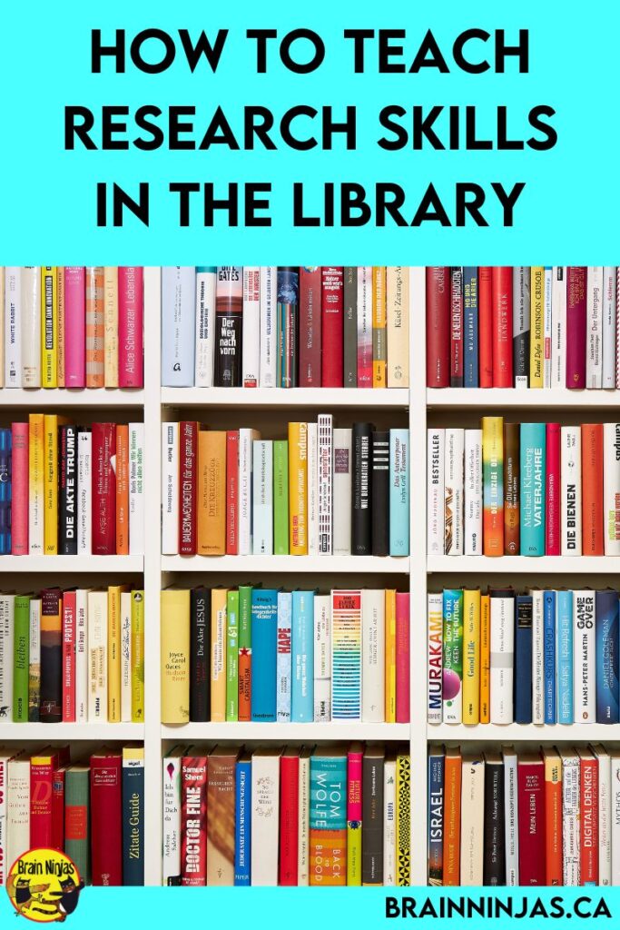 How to Teach Research Skills in the Library - Ninja Notes