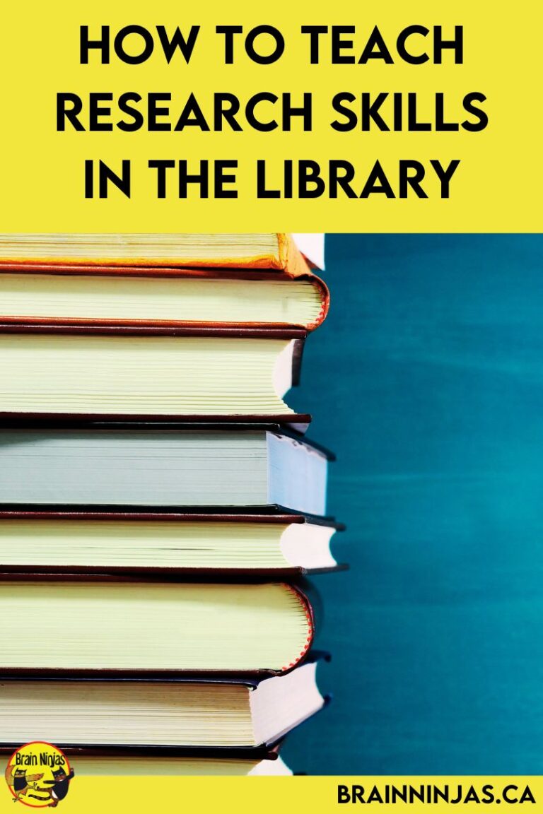 How to Teach Research Skills in the Library - Ninja Notes