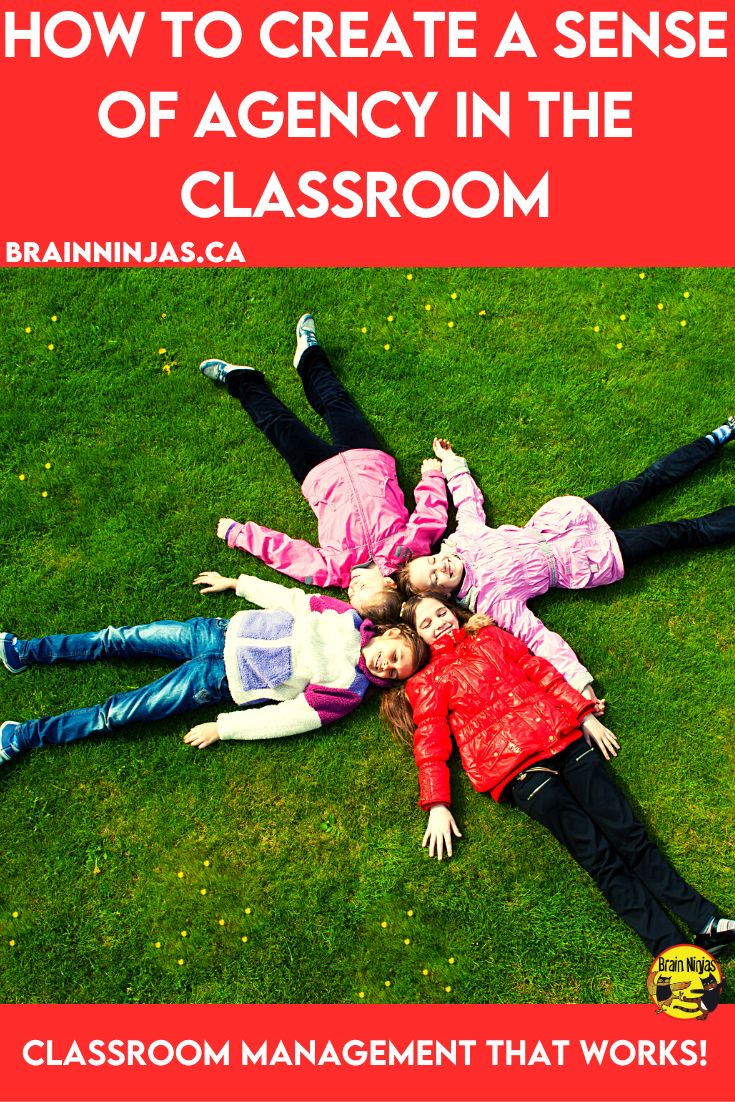 How to Create a Sense of Agency in the Classroom - Ninja Notes