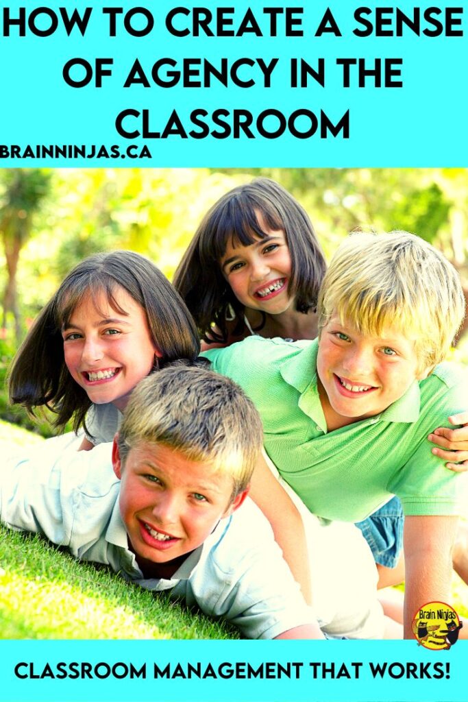 How to Create a Sense of Agency in the Classroom - Ninja Notes