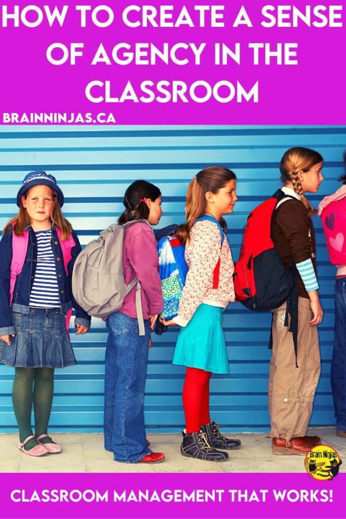 How to Create a Sense of Agency in the Classroom - Ninja Notes