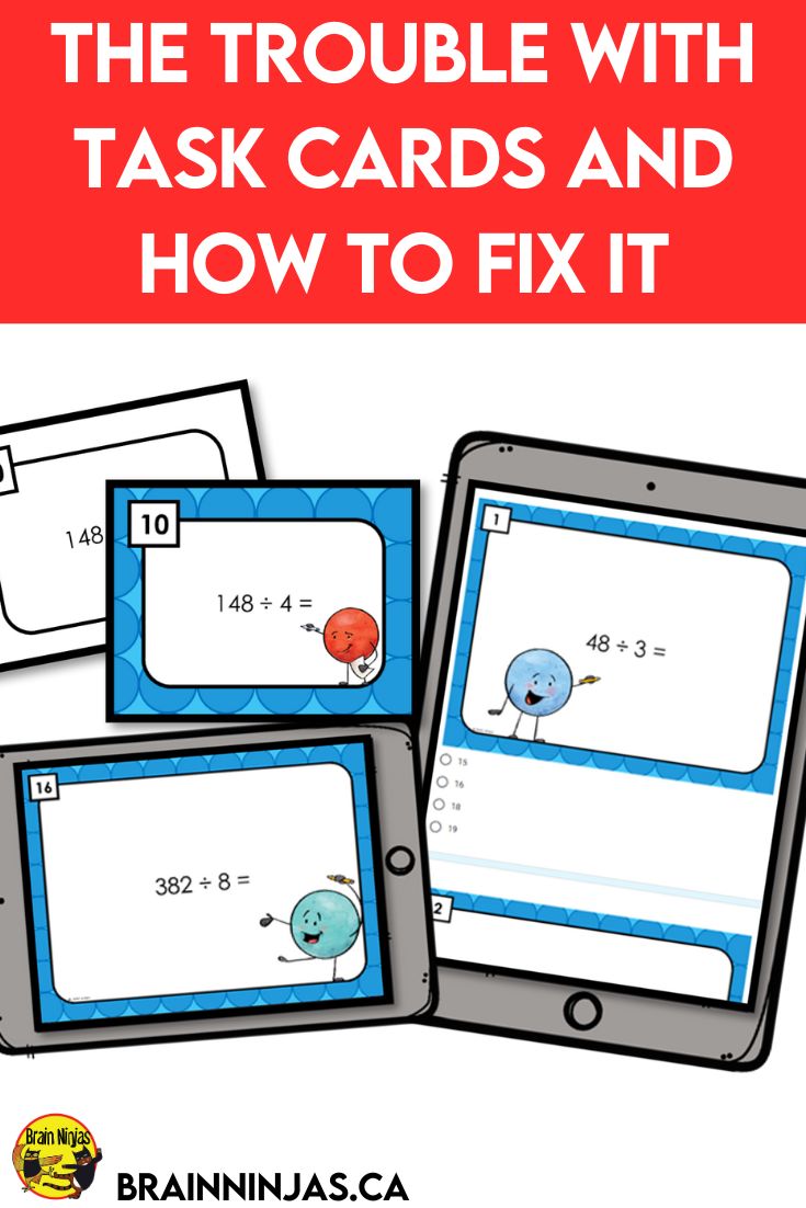 The Trouble With Task Cards and How to Fix It - Ninja Notes